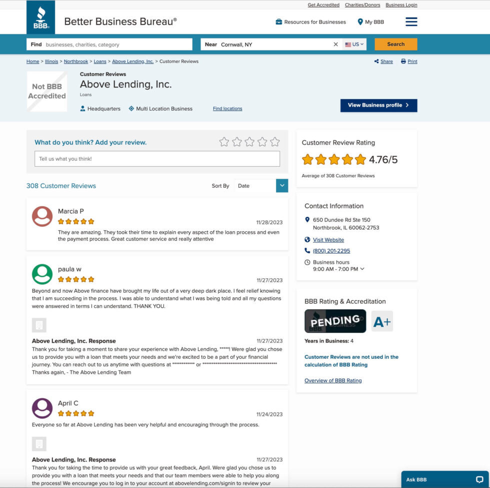 Above Lending Reviews: Get Prequalified Loans (in 60 Seconds)