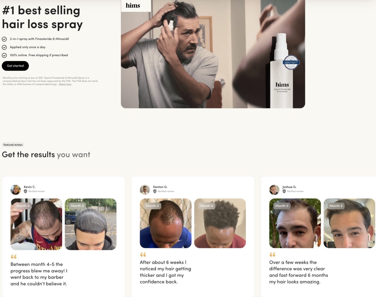 Happy Head vs. Hims vs. Keeps to Regrow Hair & Stop Hair Loss